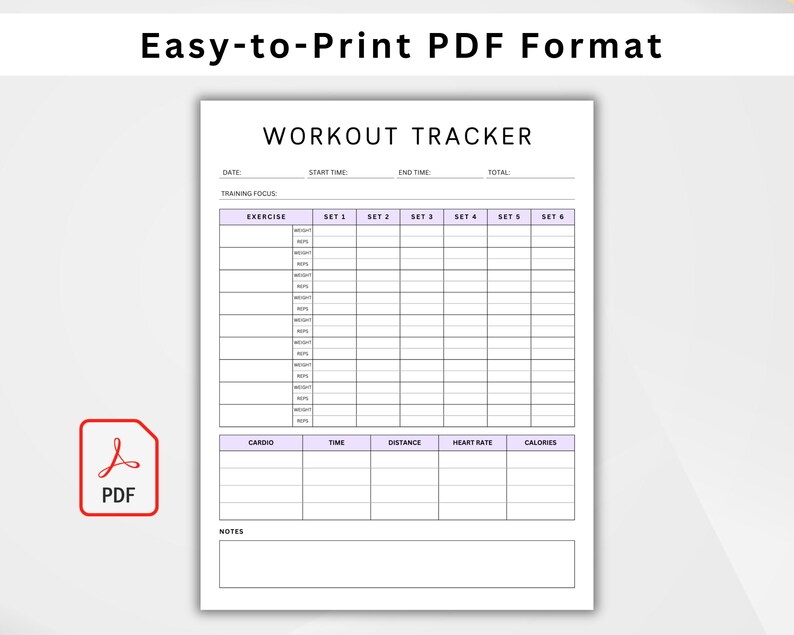 Workout Tracker. Fitness Log. Fitness Tracker. Exercise Tracker. Weight ...