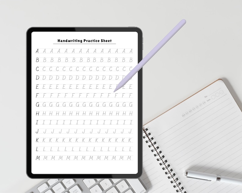 Printable Print Handwriting Worksheets. Uppercase, Lowercase Alphabet ...