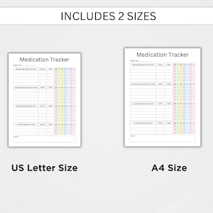 Daily Medication Tracker. Medication Log. Printable Medicine Log for ...