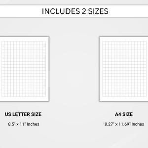 Graph Paper Bundle. Printable Graph Grid Paper. Dot Grid Paper. Digital ...