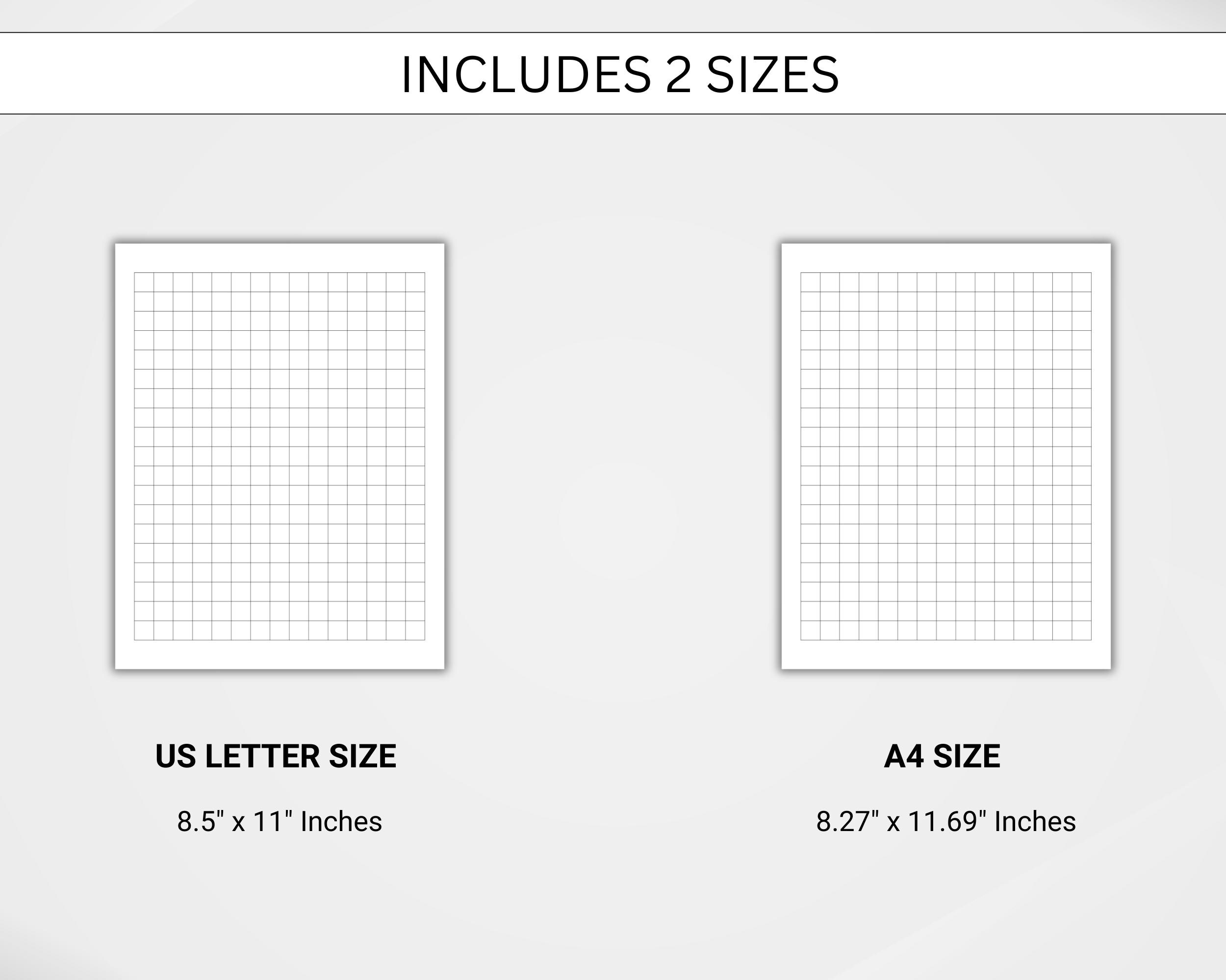 Graph Paper Bundle. Printable Graph Grid Paper. Dot Grid Paper. Digital ...