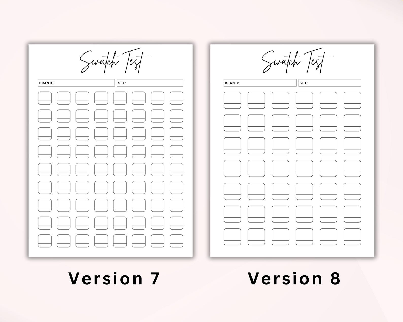 Swatch Test PRINTABLE. Color Test. Color Swatch. Marker Set. Marker ...