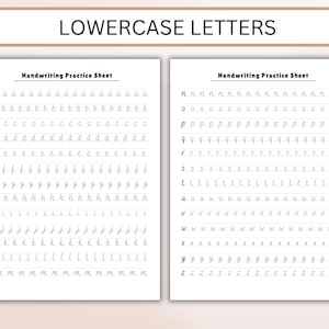 Printable Print Handwriting Worksheets. Uppercase, Lowercase Alphabet ...