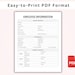 Employee Information Form. New Hire Forms. HR Templates. Employee ...