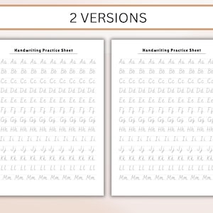 Printable Print Handwriting Worksheets. Uppercase, Lowercase Alphabet ...