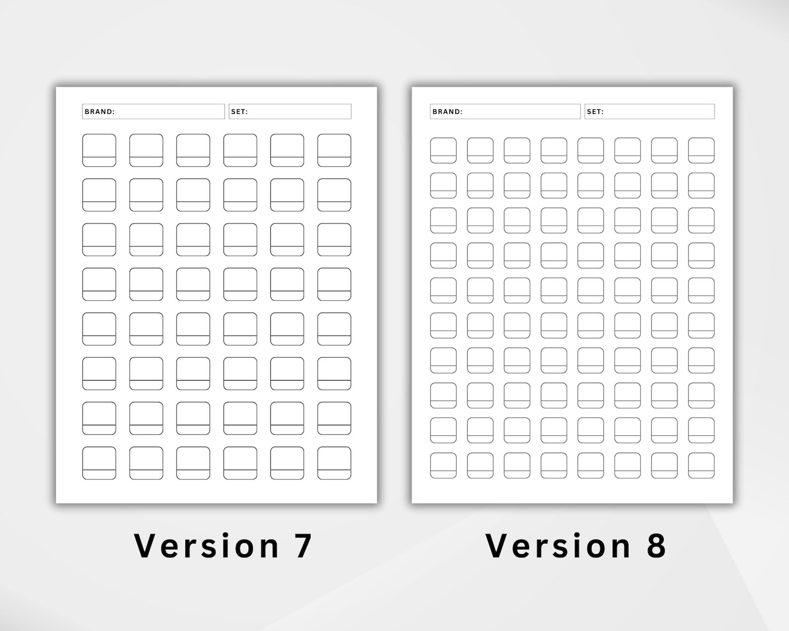 Color Swatch Chart Printable Blank Color Chart Color Swatch Template ...