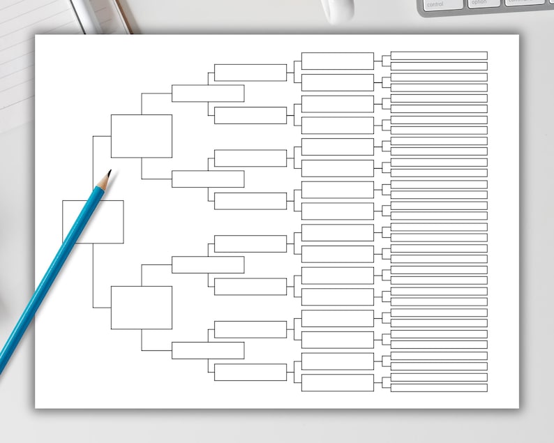 6 Generations Family Tree Chart. Printable Family Tree Templates ...