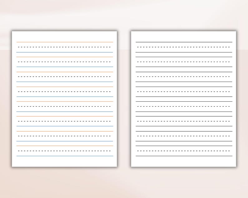 Handwriting Paper Printable. Handwriting Practice Paper Kids ...