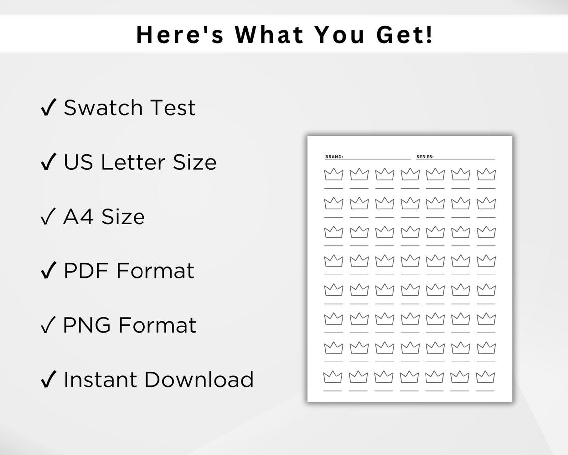 Swatch Test PRINTABLE. Color Test. Color Swatch. Marker Set. Marker ...