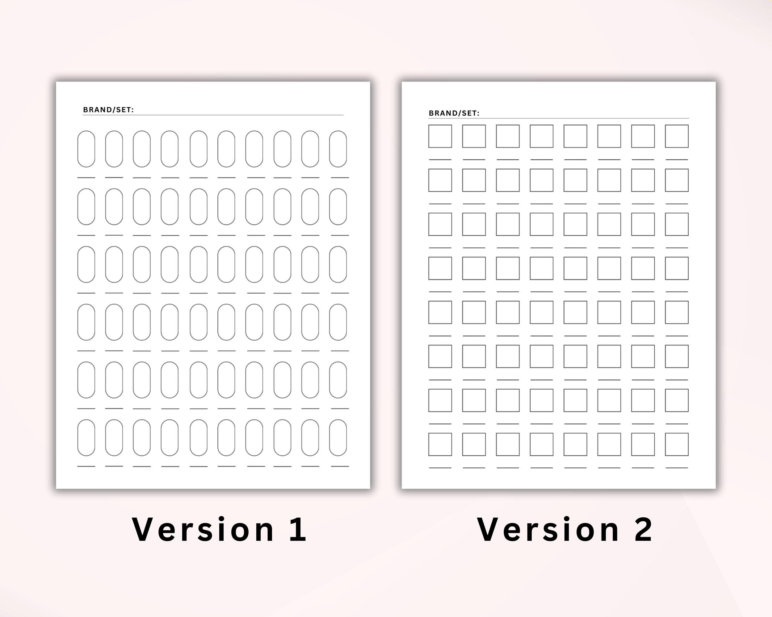 Printable Coloring Swatch Chart. Marker Color Sheet. Color Palette ...