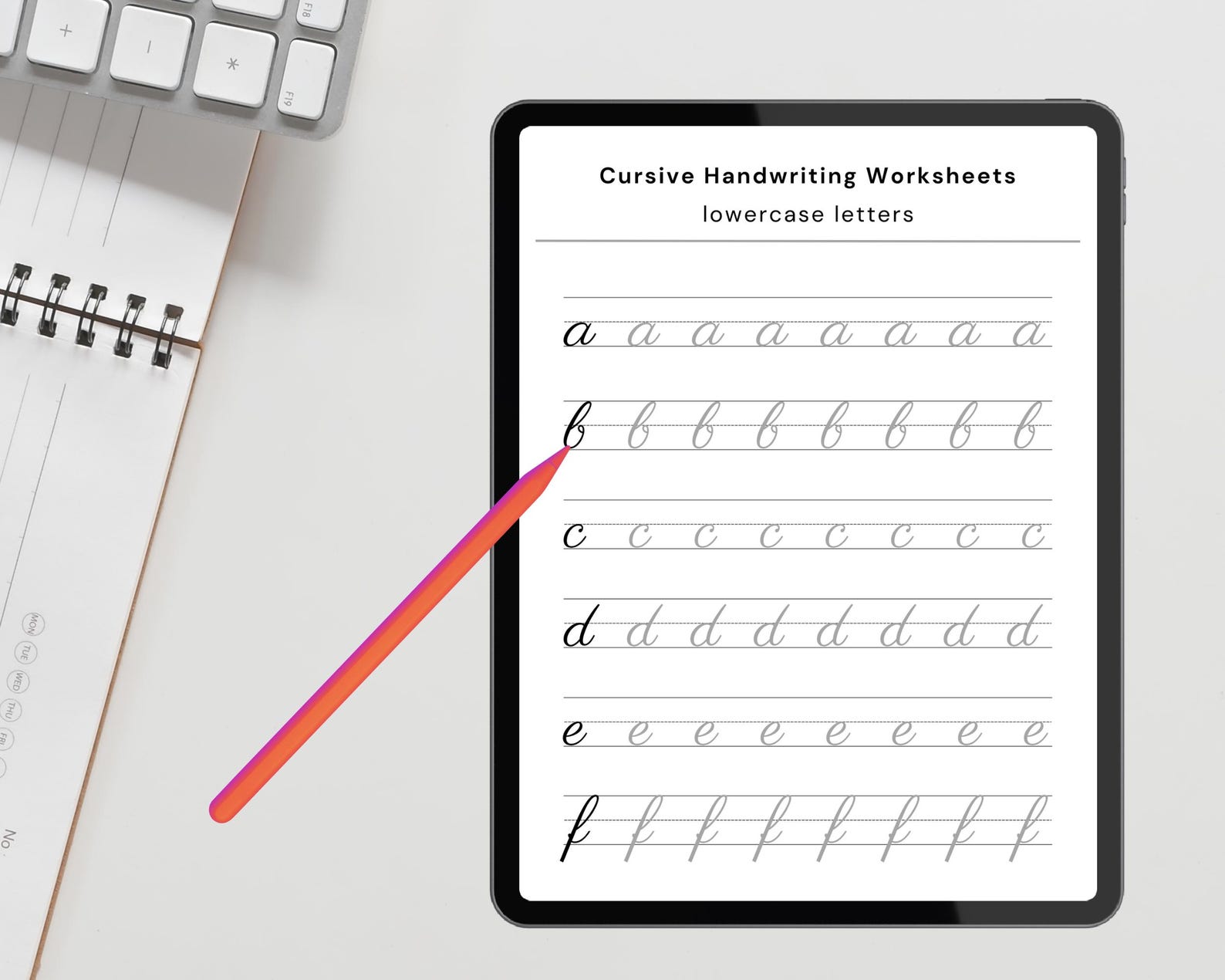 Cursive Handwriting Worksheets. Printable Cursive Worksheets. Uppercase ...