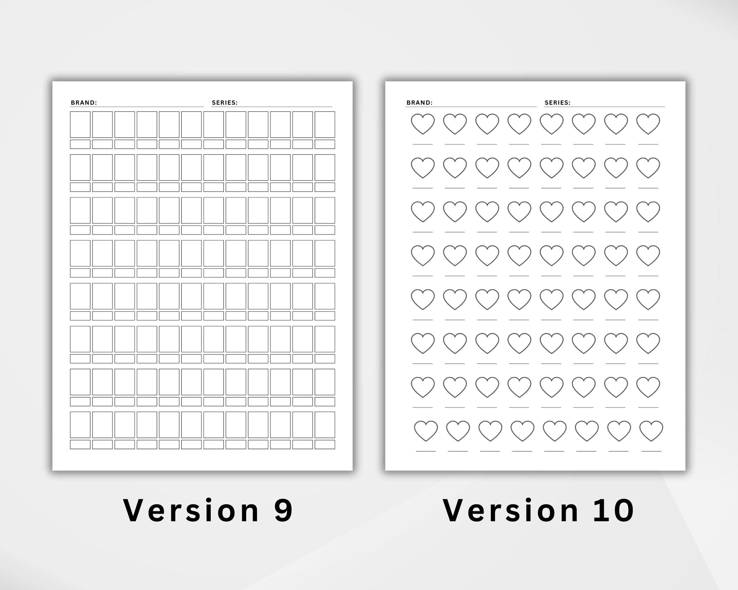 Color Swatch Charts. Swatch Test Template. Blank Color Test. Color ...