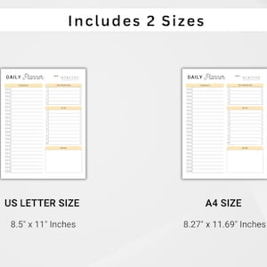 Daily Planner Printable. 30 Minute Schedule. Time Blocking PDF. Day ...