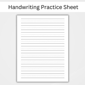 Handwriting Practice Sheets. Alphabet Writing Practice. ABC Letter ...