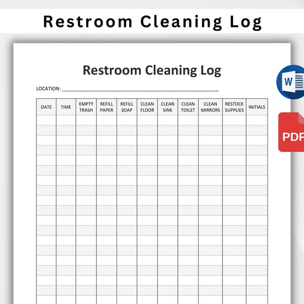 Signs for Cleaning - Etsy