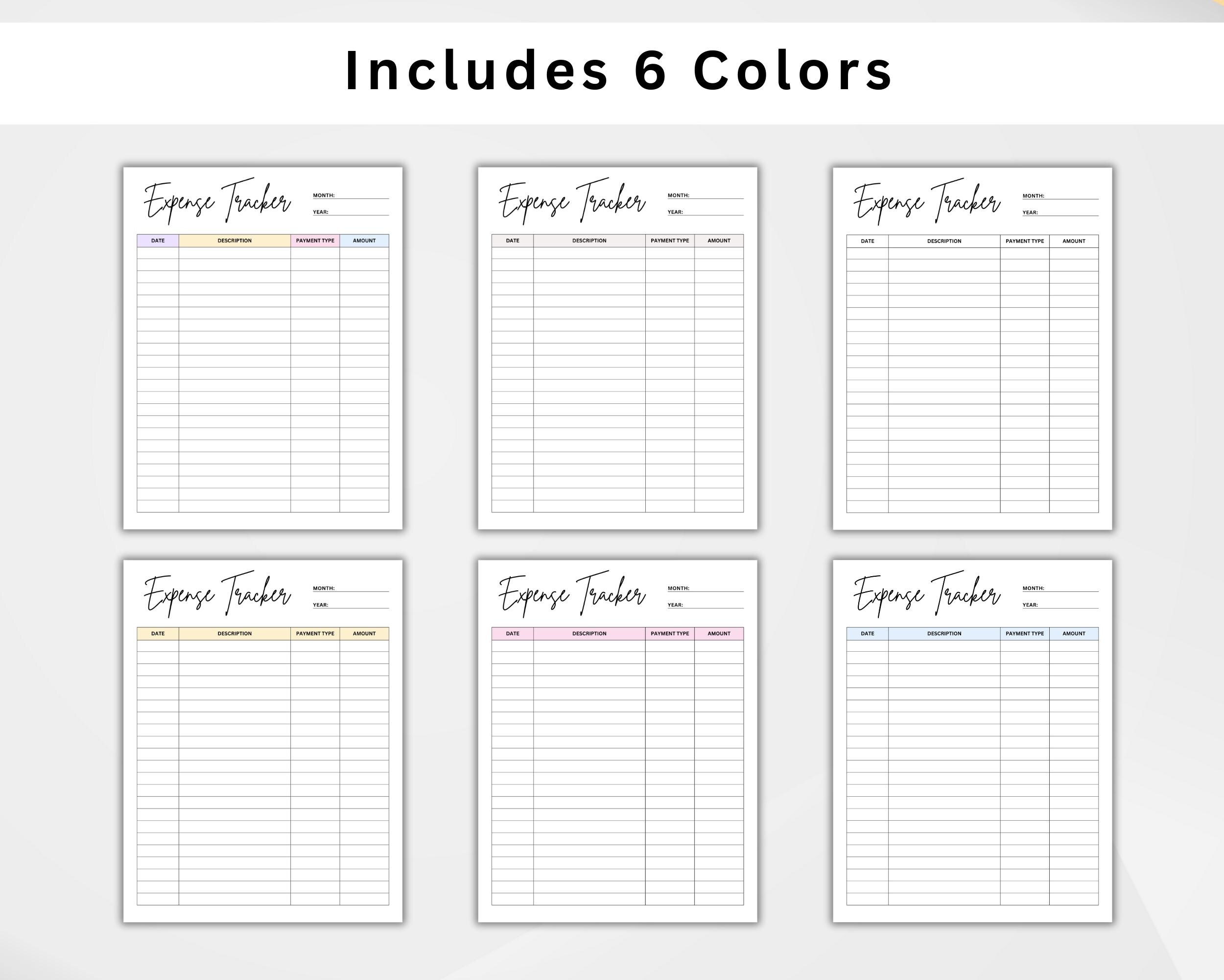 Printable Expense Tracker | Budget Planner PDF | Daily & Monthly ...