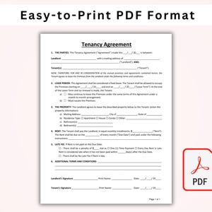 Printable Tenancy Agreement. Rental Agreement. Simple Tenancy Agreement ...