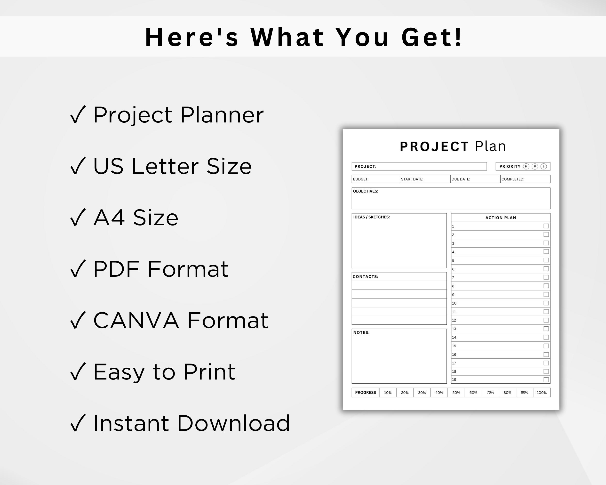 4 Project Planner. Project Timeline Tracker. Project Management for ...