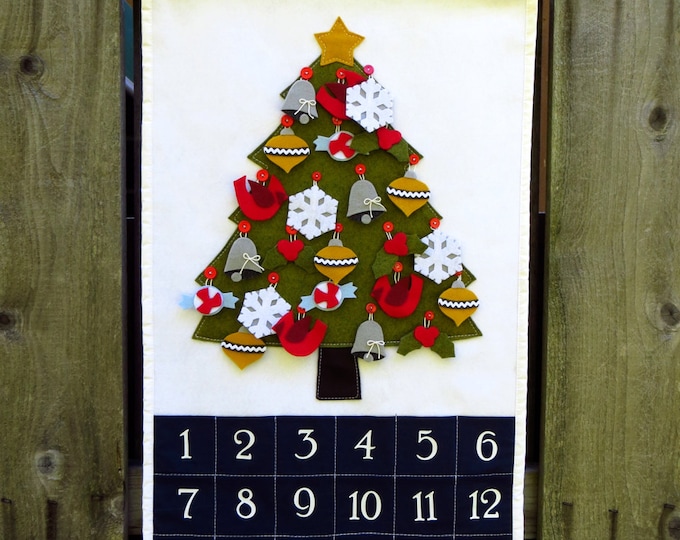 Felt Christmas Advent Calendar - Etsy