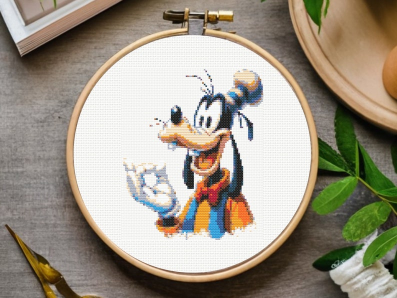 Goofy Cross Stitch Pattern Instant Download - Etsy Australia