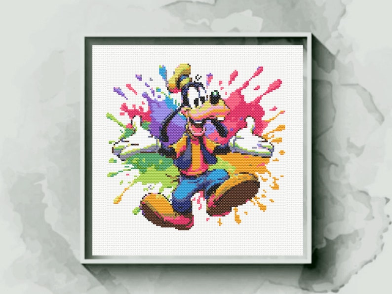 Goofy Cross Stitch Pattern Instant Download - Etsy Australia