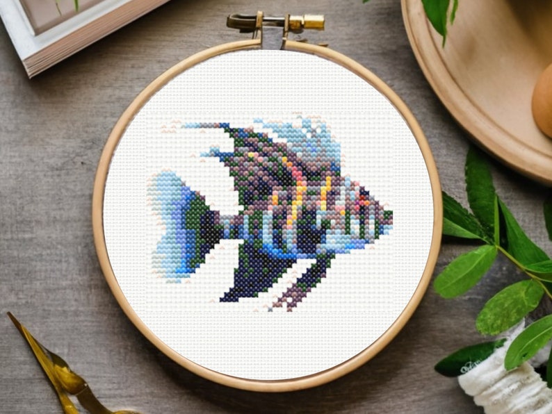 Fish Cross Stitch Pattern, 20 Fishes Bundle Set Cross Stitch Pattern ...