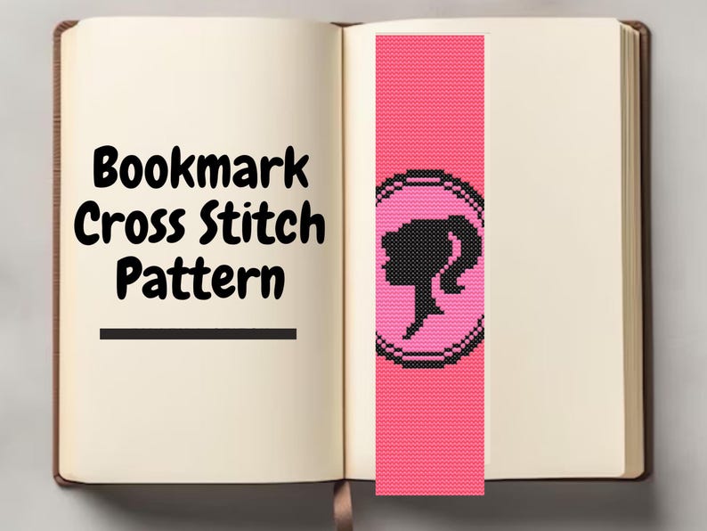 Barbie Bookmark Cross Stitch Pattern Instant Download - Etsy Australia