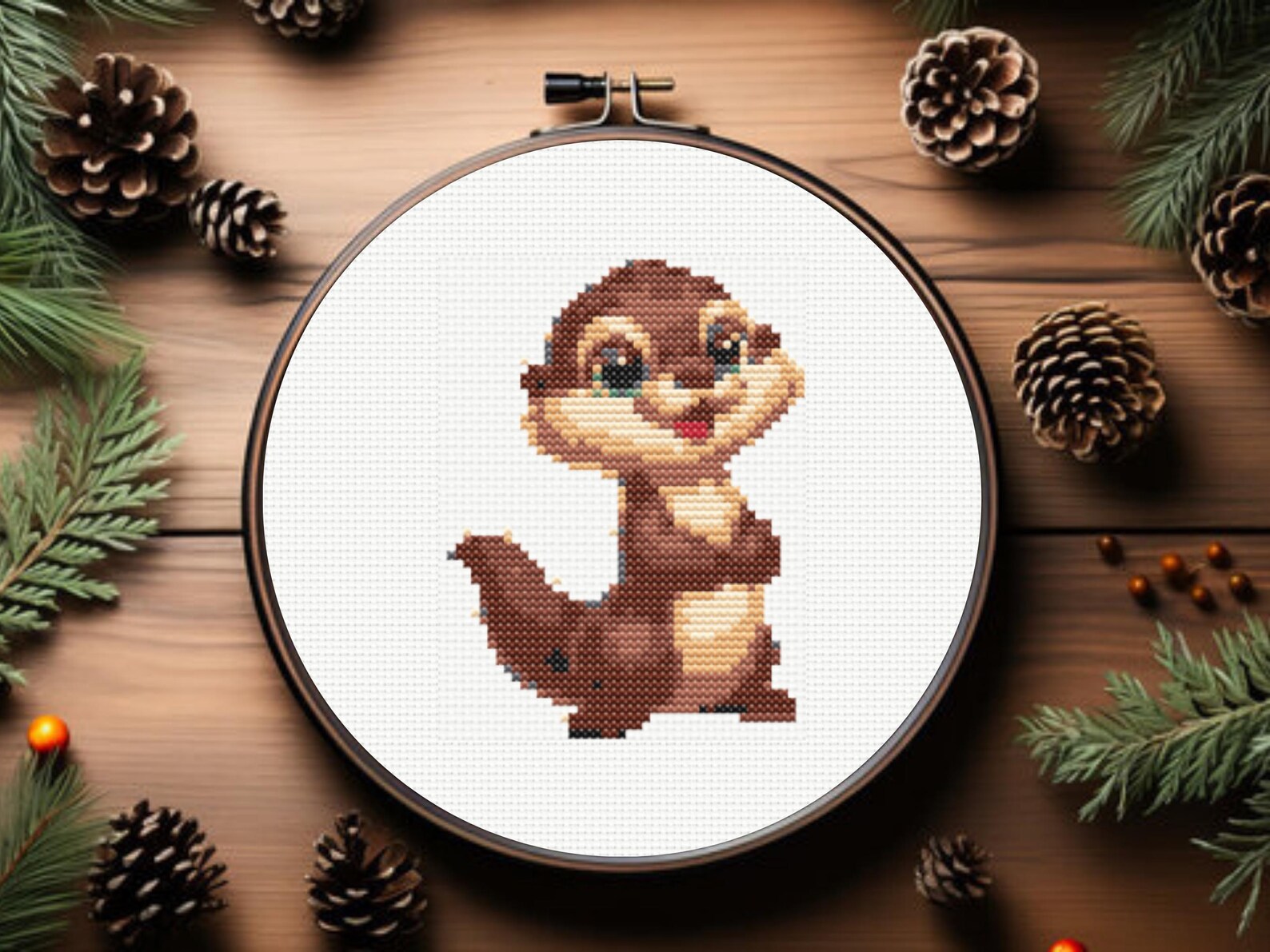 Otter Cross Stitch Pattern, 20 Sea Otters Cross Stitch Pattern, Set of ...
