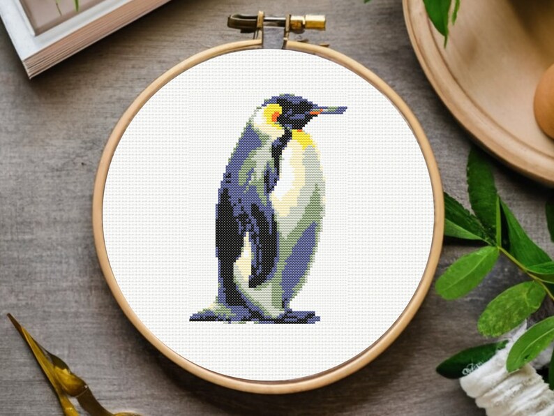 Penguin Cross Stitch Pattern , 4 Penguins Bundle Cross Stitch Patternsi ...
