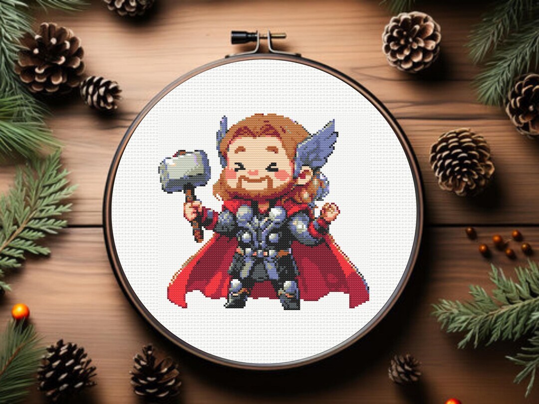 Hero Cross Stitch Pattern, Instant Download, - Etsy