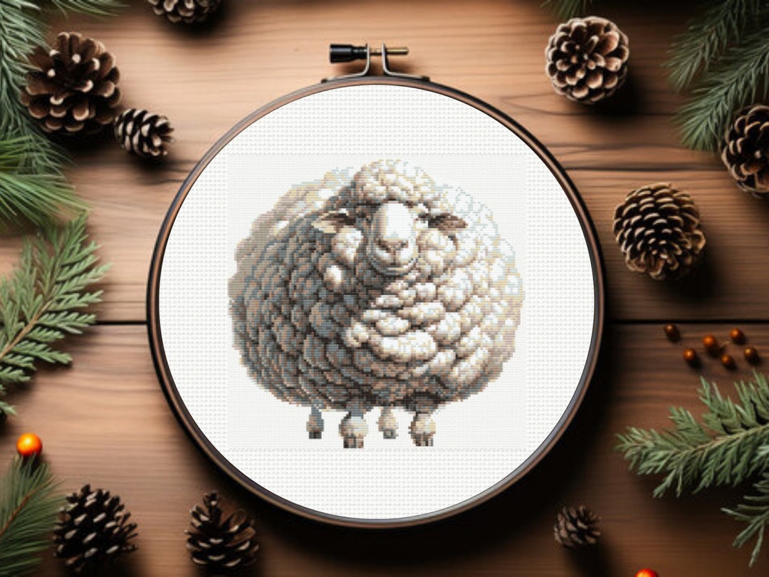 Sheep Cross Stitch Pattern, Instant Downlod - Etsy