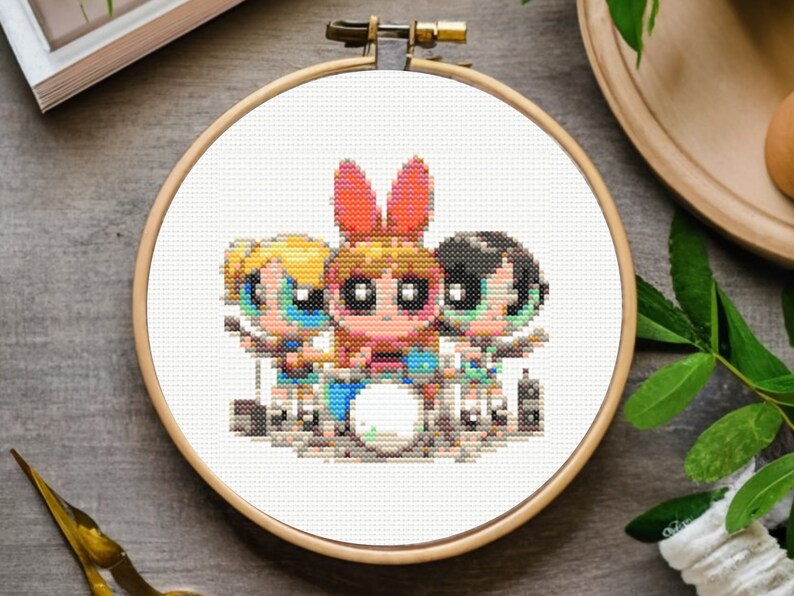 Powerpuff Girls Cross Stitch Pattern, 20 Powerpuff Girls Bundle Set ...