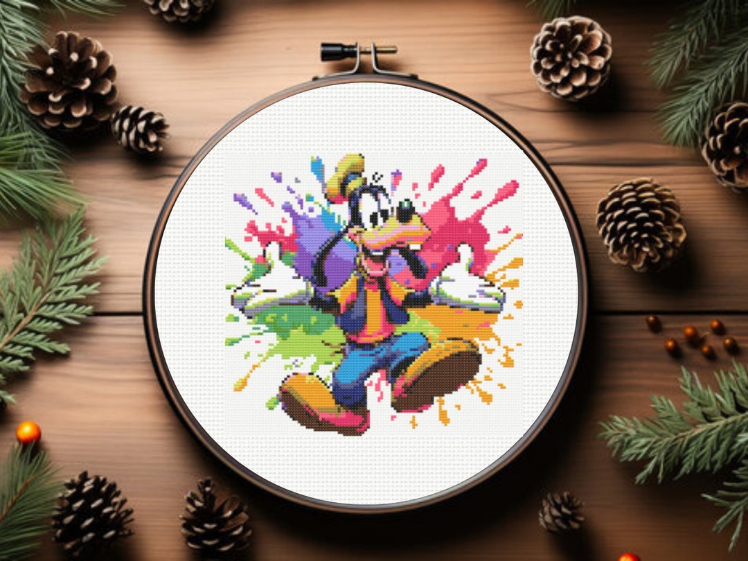 Goofy Cross Stitch Pattern - Instant Download - Etsy