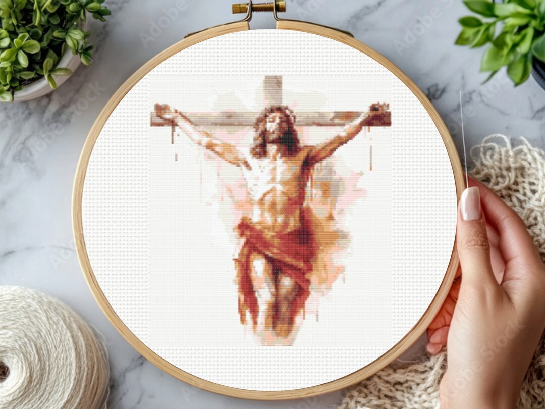 Nativity Cross Stitch Pattern, Jesus Christ Cross Stitch Pattern ...