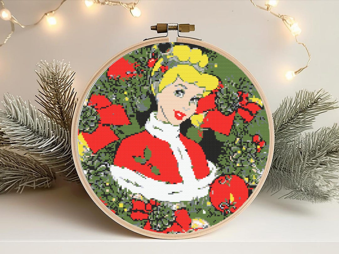 Cinderella Cross Stitch Pattern, Princess Cross Stitch Pattern ...