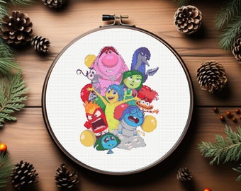 Inside Out Cross Stitch Pattern, Disgust Cross Stitch Pattern, INSTANT ...