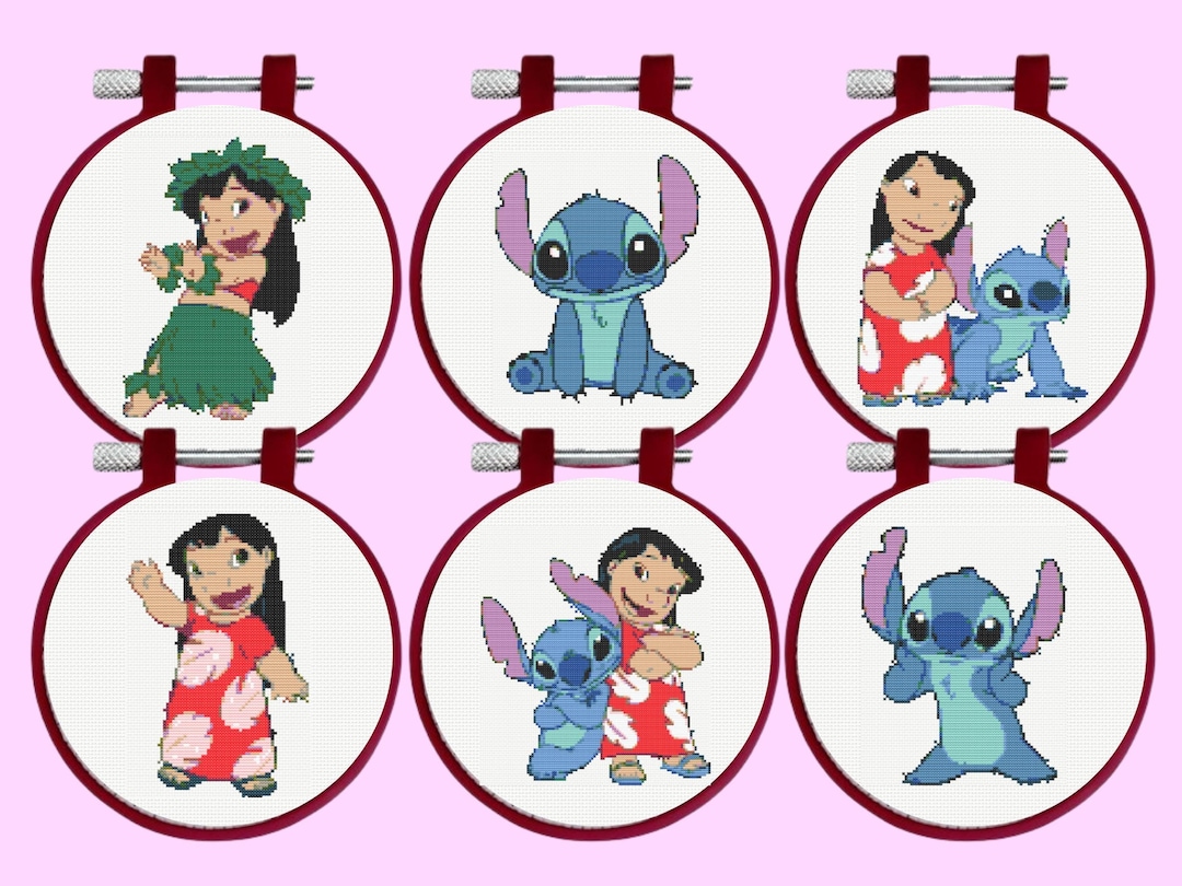 Stitch Cross Stitch Pattern, 4 Stitch and Lilo Cross Stitch Pattern ...