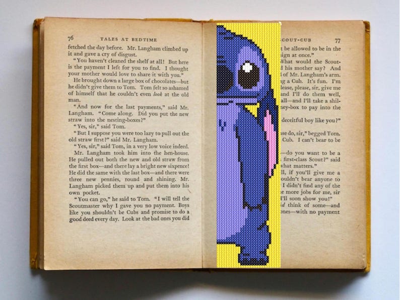 Stitch Bookmark Cross Stitch Pattern - Instant Download - Etsy