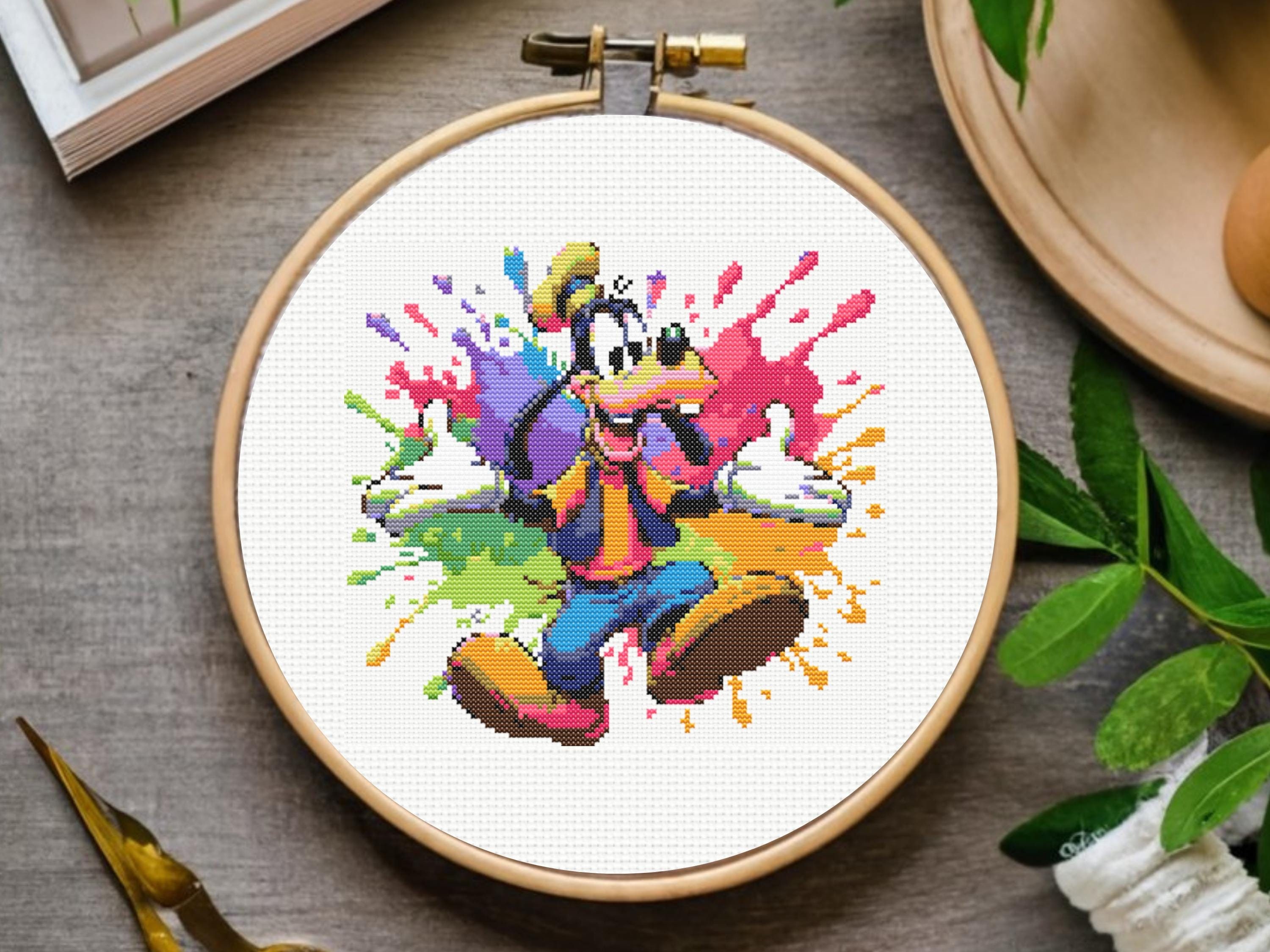 Goofy Cross Stitch Pattern Instant Download - Etsy Australia