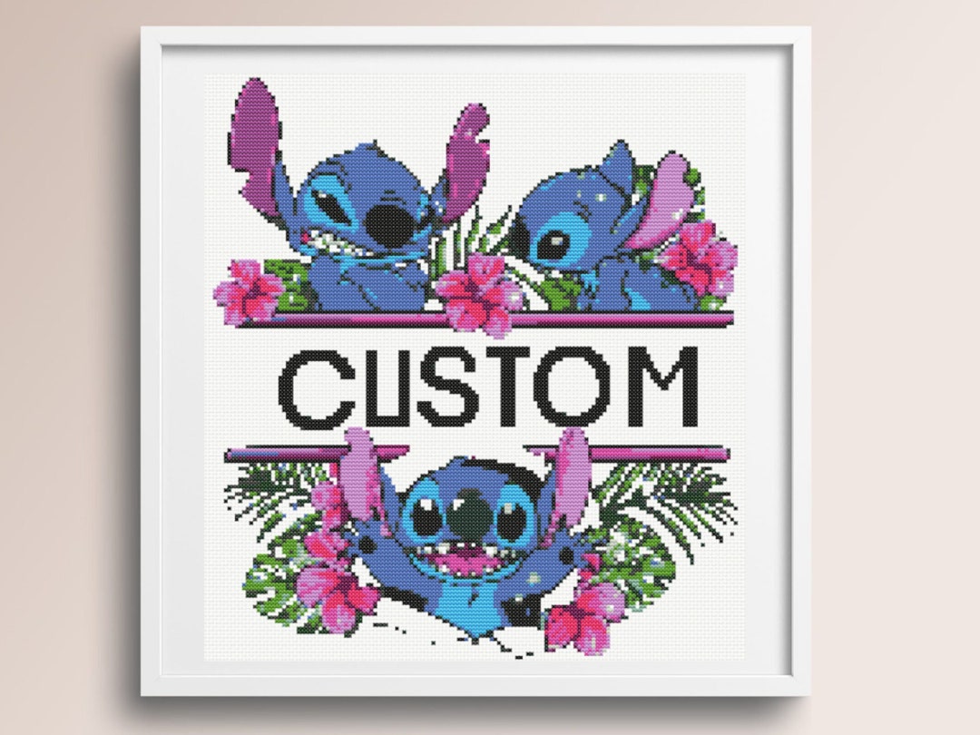 Stitch Cross Stitch Pattern - Custom Stitch Cross Stitch Pattern, Free ...