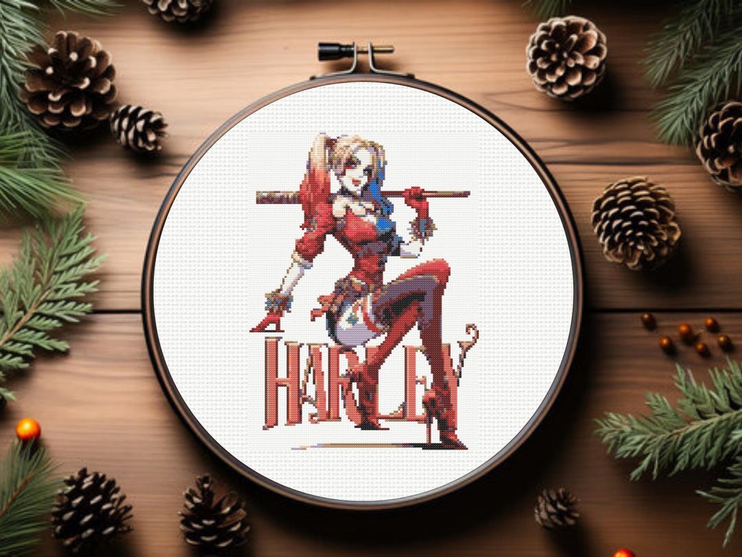Hero Cross Stitch Pattern Harley Cross Stitch Pattern, Instant Download ...
