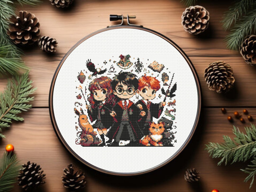 Wizard Cross Stitch Pattern, Magic Cross Stitch Pattern, Instant ...