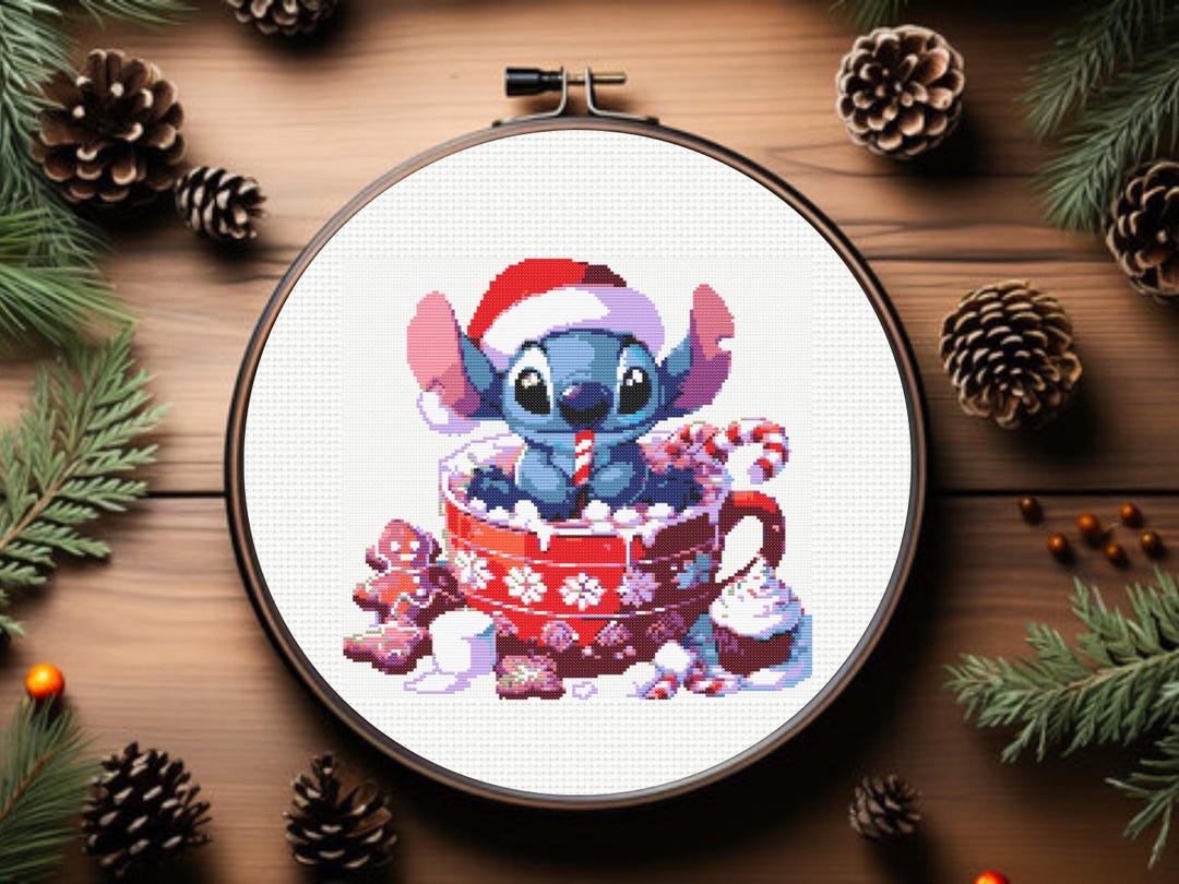 Stitch Cross Stitch Pattern, Christmas Stitch Cross Stitch Pattern ...