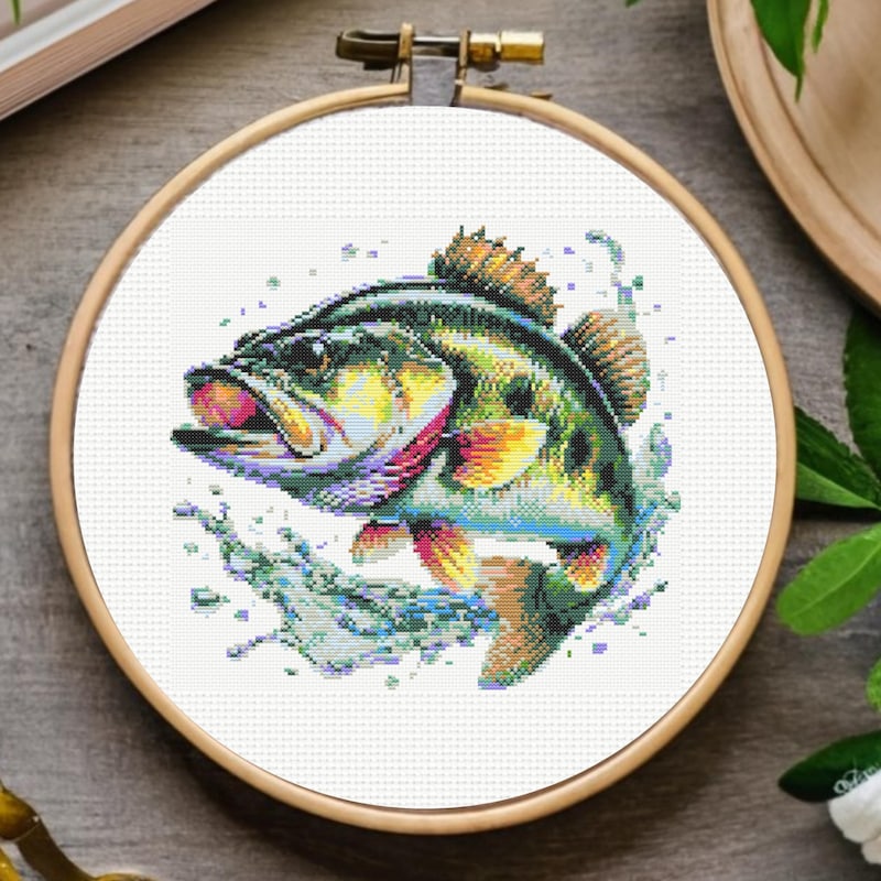 Fish Cross Stitch Pattern - Etsy