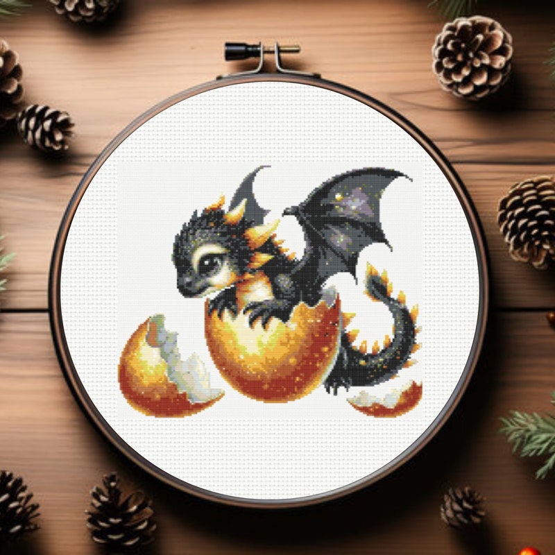 Dragon Cross Stitch - Etsy UK
