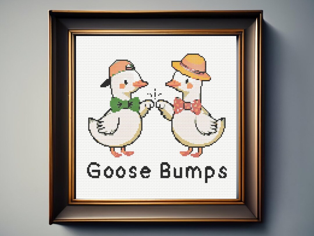 Goose Bump Cross Stitch Pattern, Instant Download - Etsy