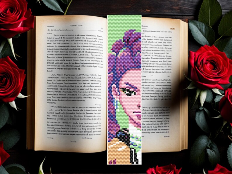 Kpop Demon Hunters Cross Stitch Pattern, Huntrix Bookmark Coss Stitch ...