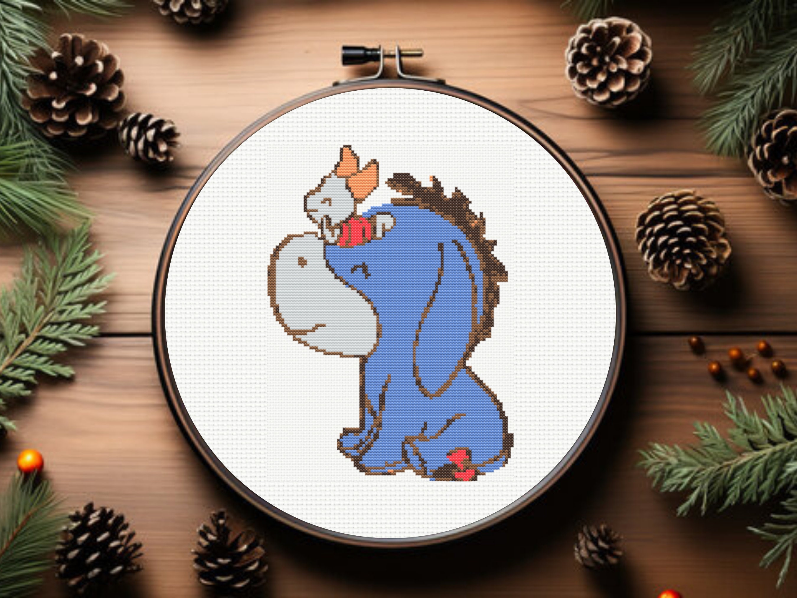 Eeyore, Pooh and Tiger Cross Stitch Pattern Instant Download - Etsy