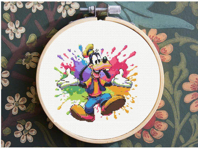 Goofy Cross Stitch Pattern Instant Download - Etsy Australia