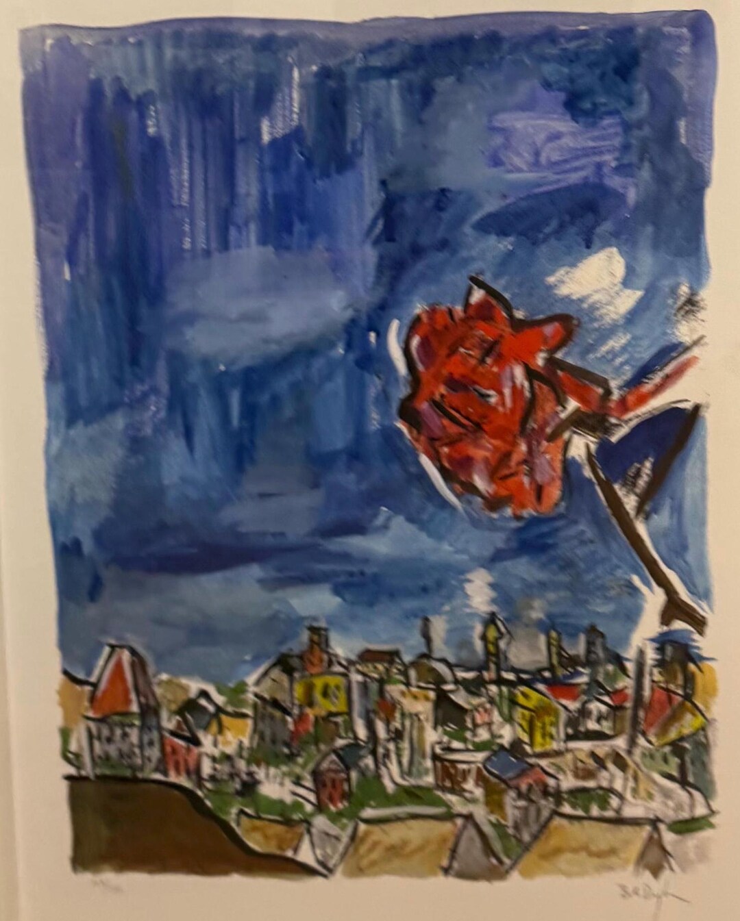 Bob Dylan “ROSE ON A HILLSIDE” | Giclée Print | 2009 | 168/295 - Etsy